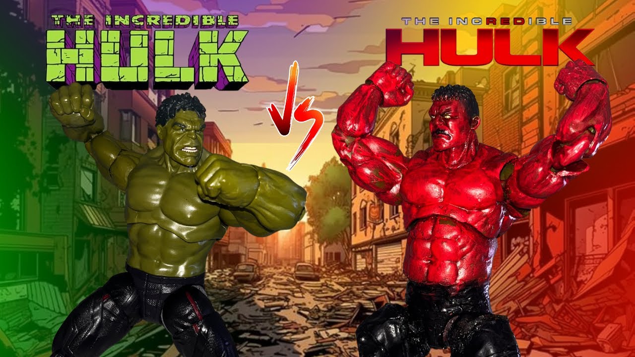 Hulk Vs Red Hulk Stop Motion Animation тба Youtube