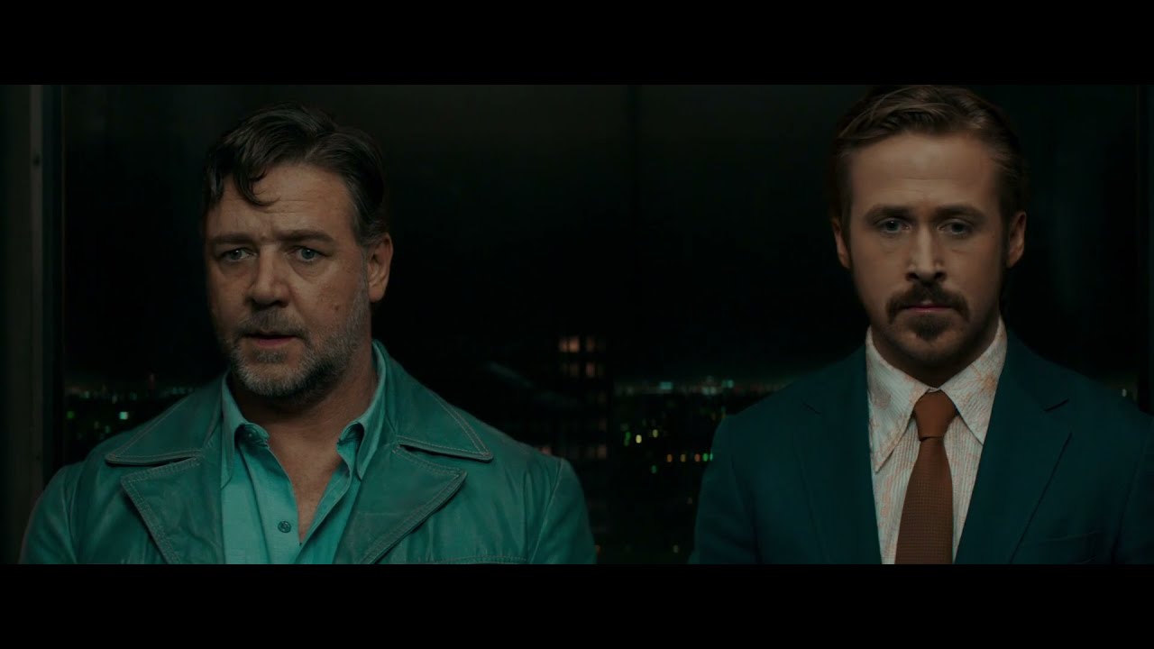 Elevator Scene The Nice Guys 2016 Youtube