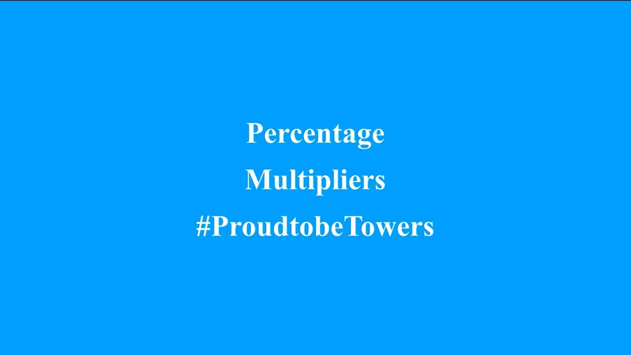 Percentage Multiplier Youtube