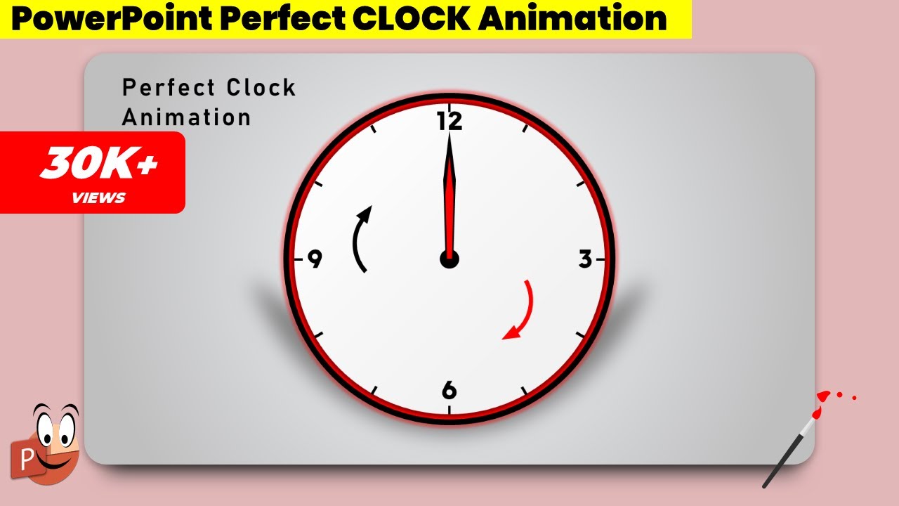 How To Make An Animated Analog Clock In Powerpoint At Patrick Lauzon Blog