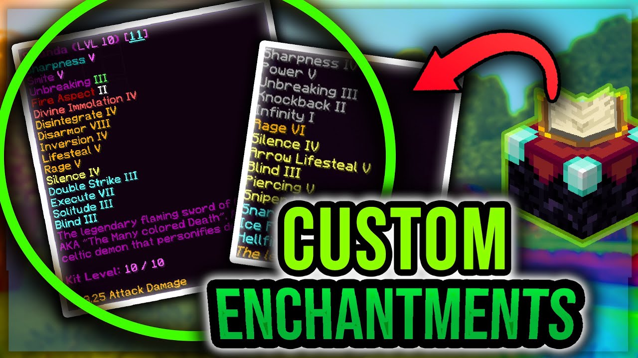 Custom Enchant Minecraft Plugin Hж б Ng Dбє N Cг I дђбє T Vг Sб Dб ґng Chi Tiбєїt