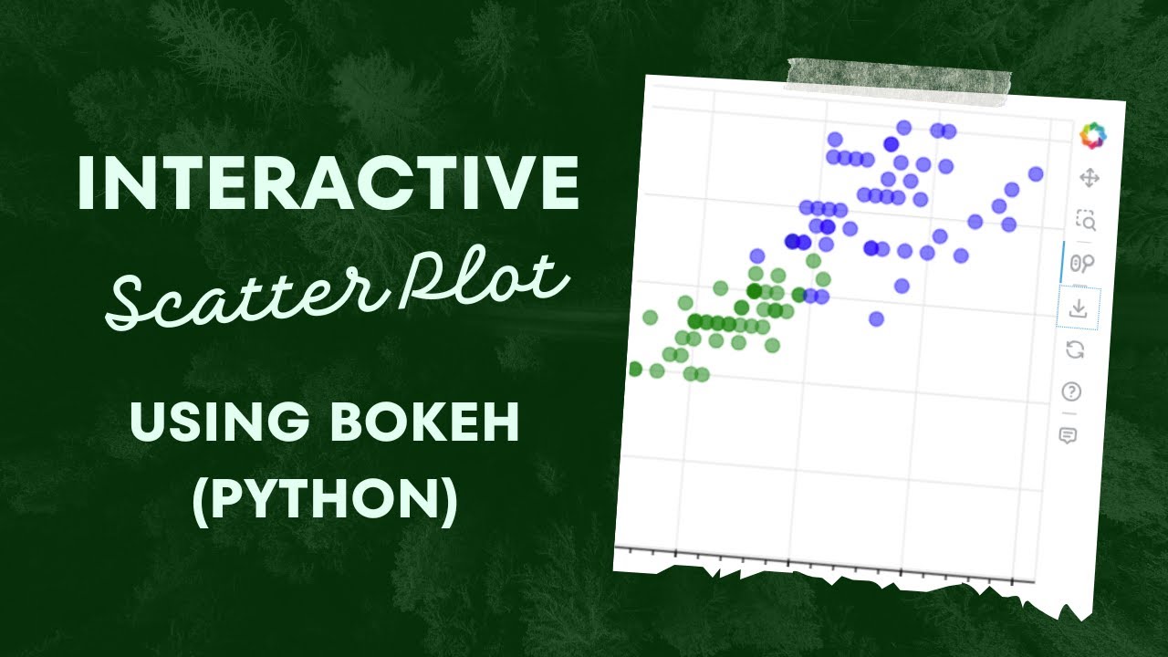 Interactive Scatter Plot Using Python Bokeh Youtube