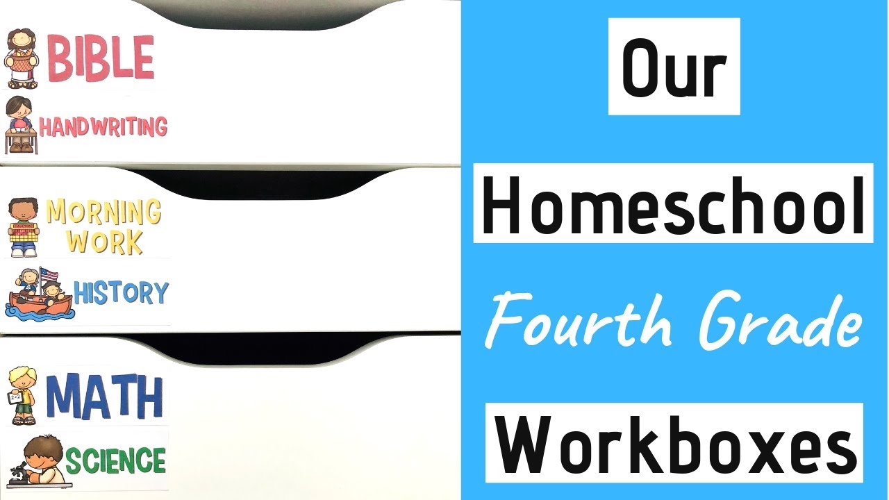 How We Use Workboxes For Fourth Grade Youtube