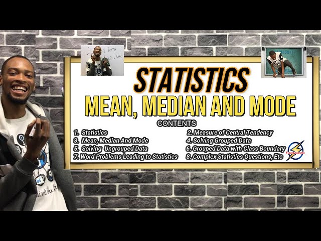 Statistics Central Tendency Dispersion Video Flashlearners