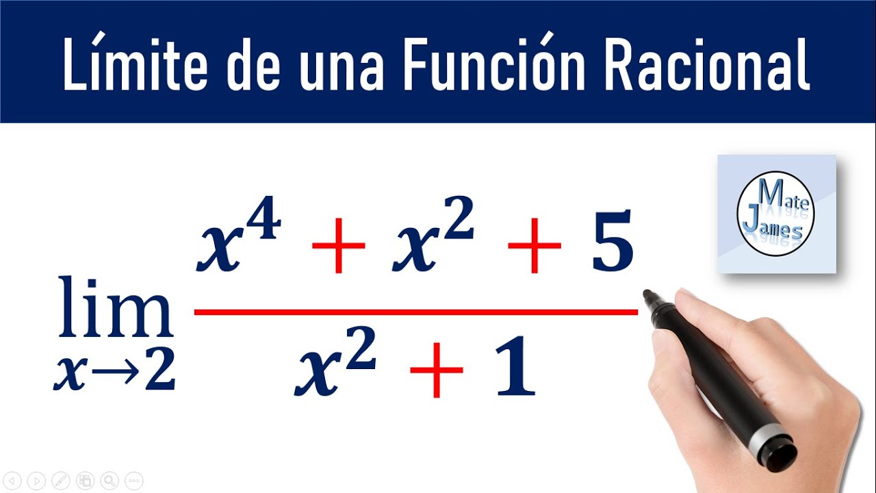 Límite De Una Función Racional Ejercicio Resuelto Youtube