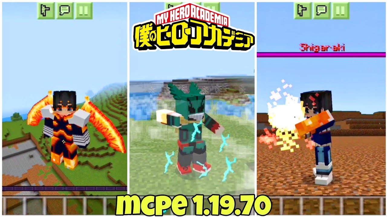 My Hero Academia Addon For Minecraft Pe 1 19 70 Mha Mod For Mcpe