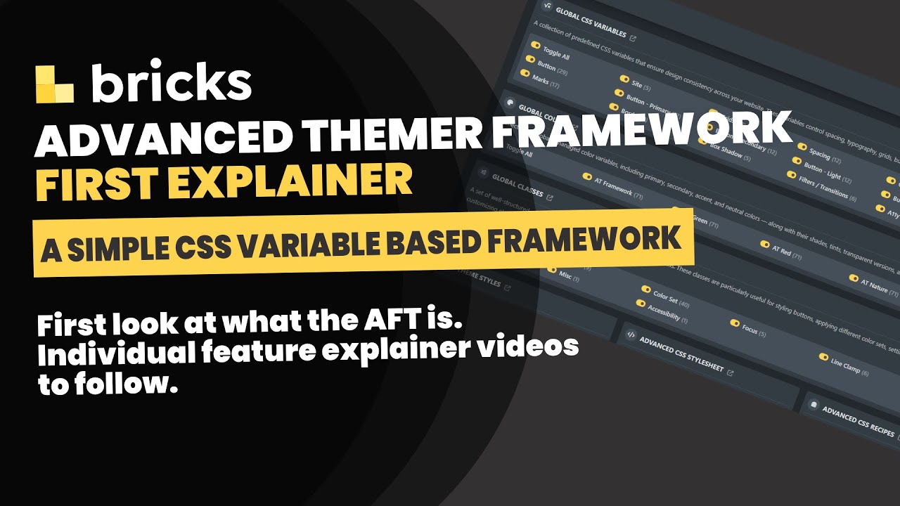 Bricks Builder Advanced Themer Framework Intro Youtube