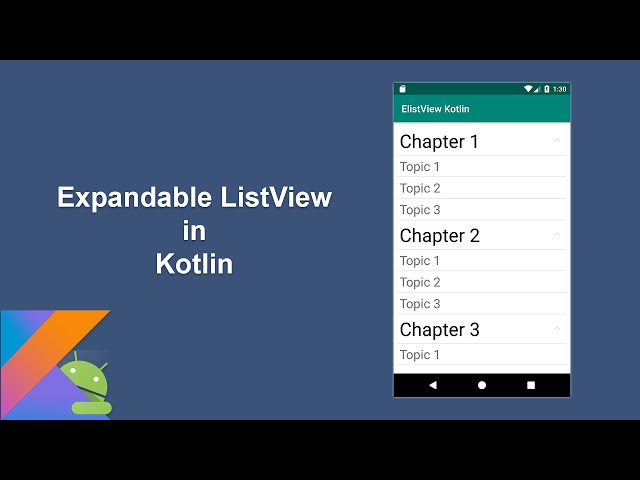Android Expandable Listview Example Expandable Listview Example