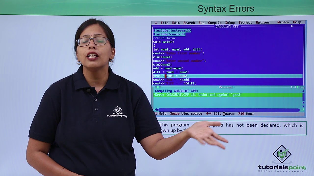Software Syntax Errors Youtube