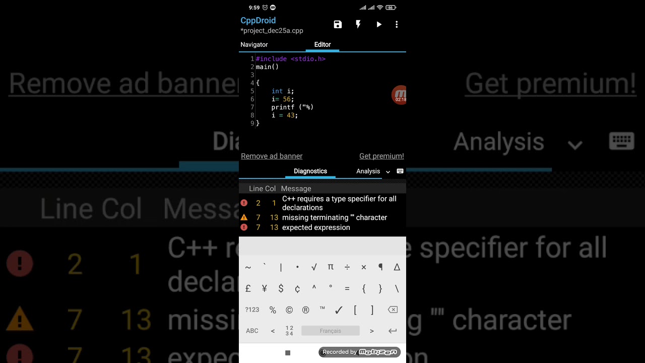 Utilisation Cppdroid Youtube