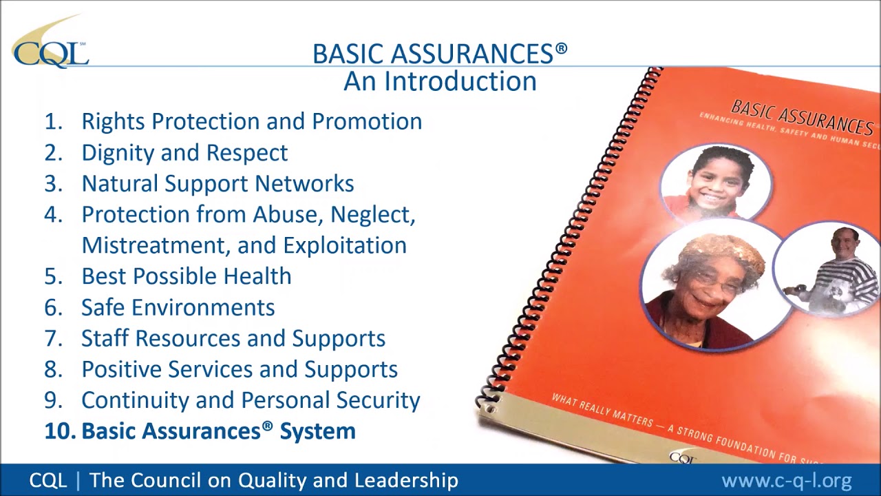 Foundation For Quality Inside The Basic Assurances Factor 10 Youtube