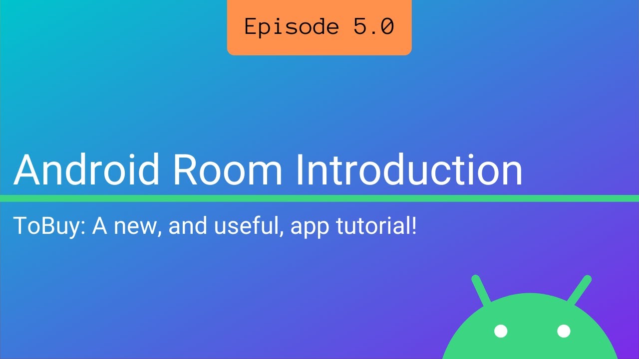 Android Room Introduction Youtube