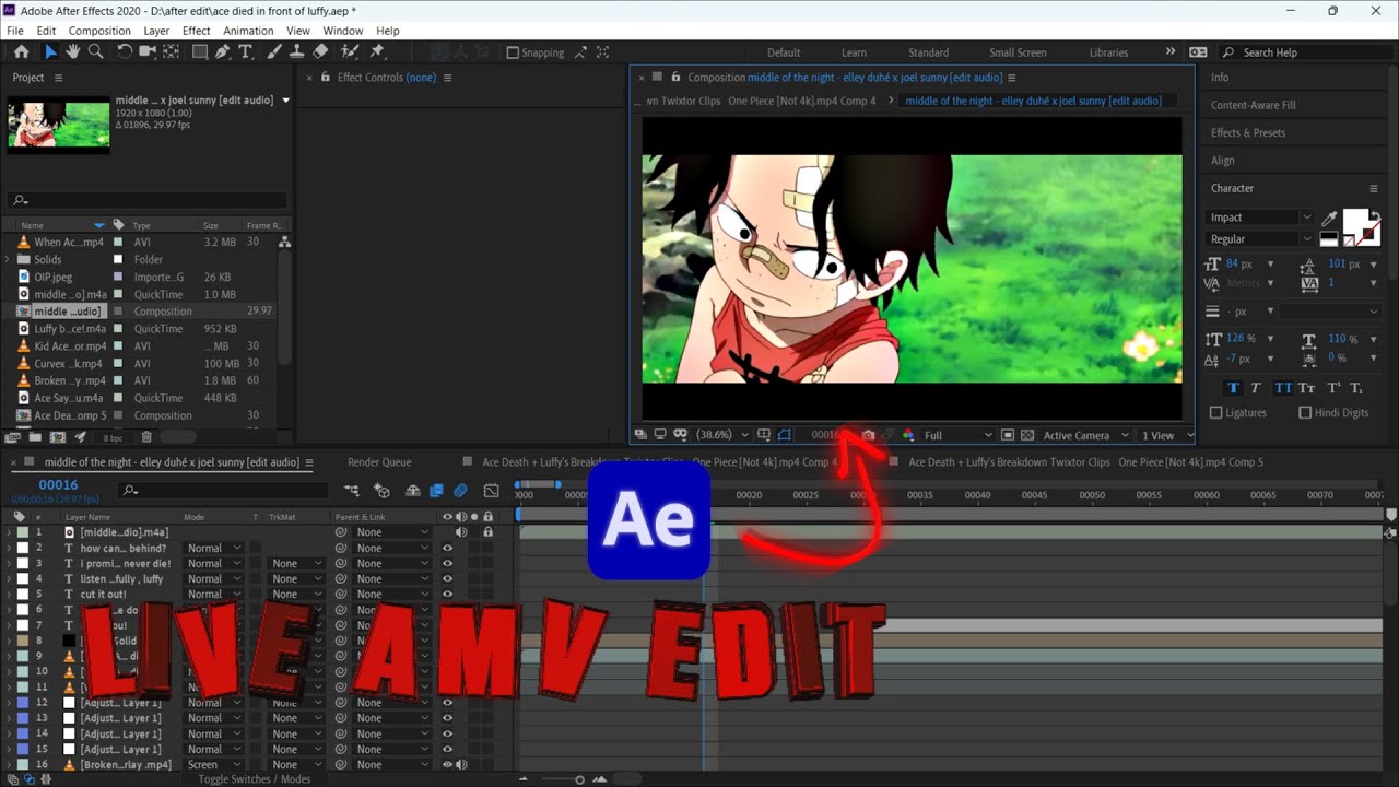 Live Amv Edit Youtube