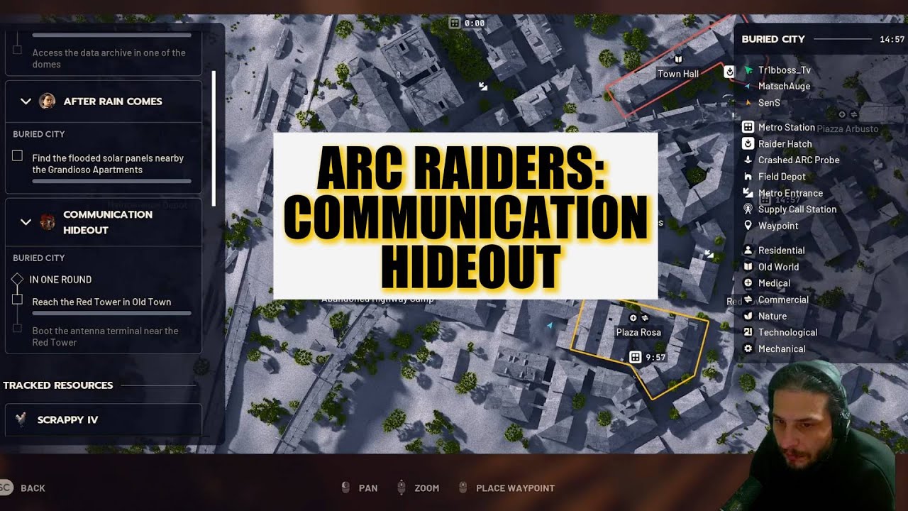 Arc Raiders Communication Hideout Quest Guide Exact Hidden