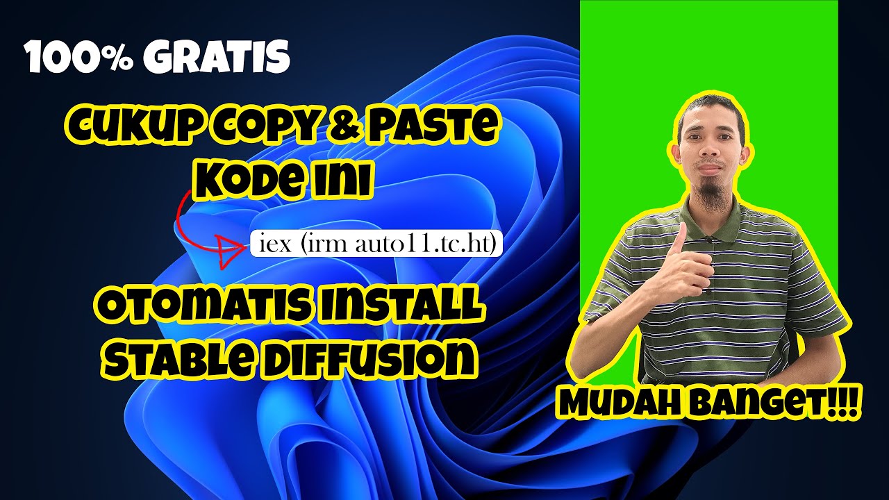 Cara Install Stable Diffusion Di Windows Youtube