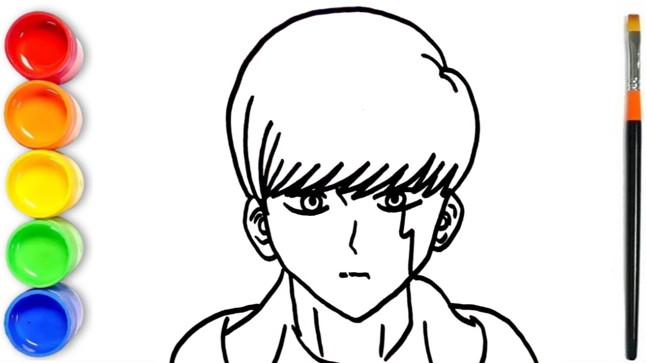 How To Draw Mash Burnedead From Mashle Anime Easy Step By Step