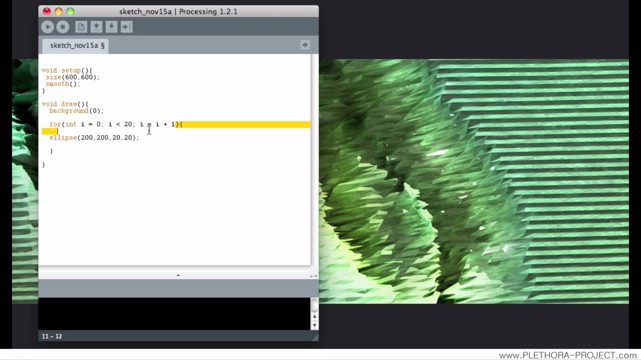 Processing Tutorial 05 Loops Youtube
