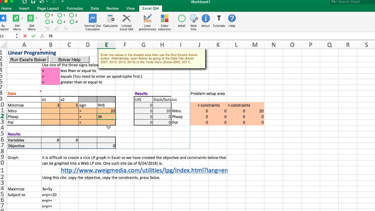 Linear Programming Minimization Youtube