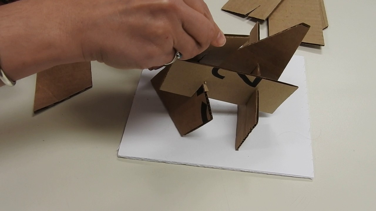 Simple Cardboard Sculpture