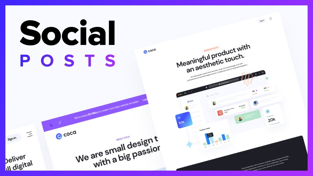 How To Design Social Media Posts Fast Easy Youtube
