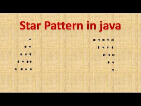 Star Pattern In Java Pattern With Space Program In Java Pattern By