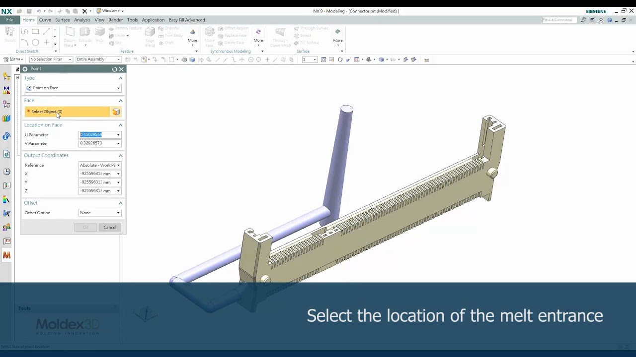Moldex3d Edesignsync For Nx Case Study Youtube