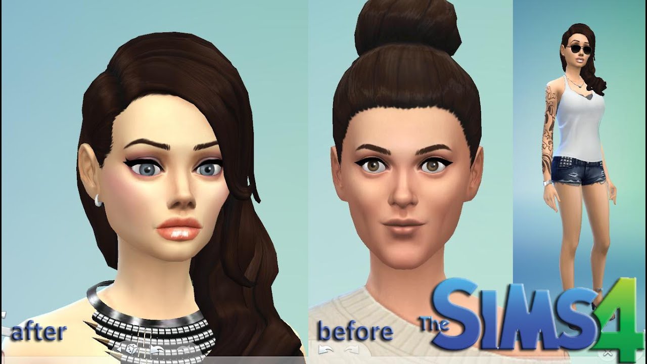 The Sims 4 Celebrity Sim Create A Dream Girl Angelina Jolie Youtube
