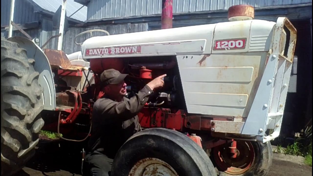 1200 David Brown Diagnosing And Repairing Engine Trouble Youtube