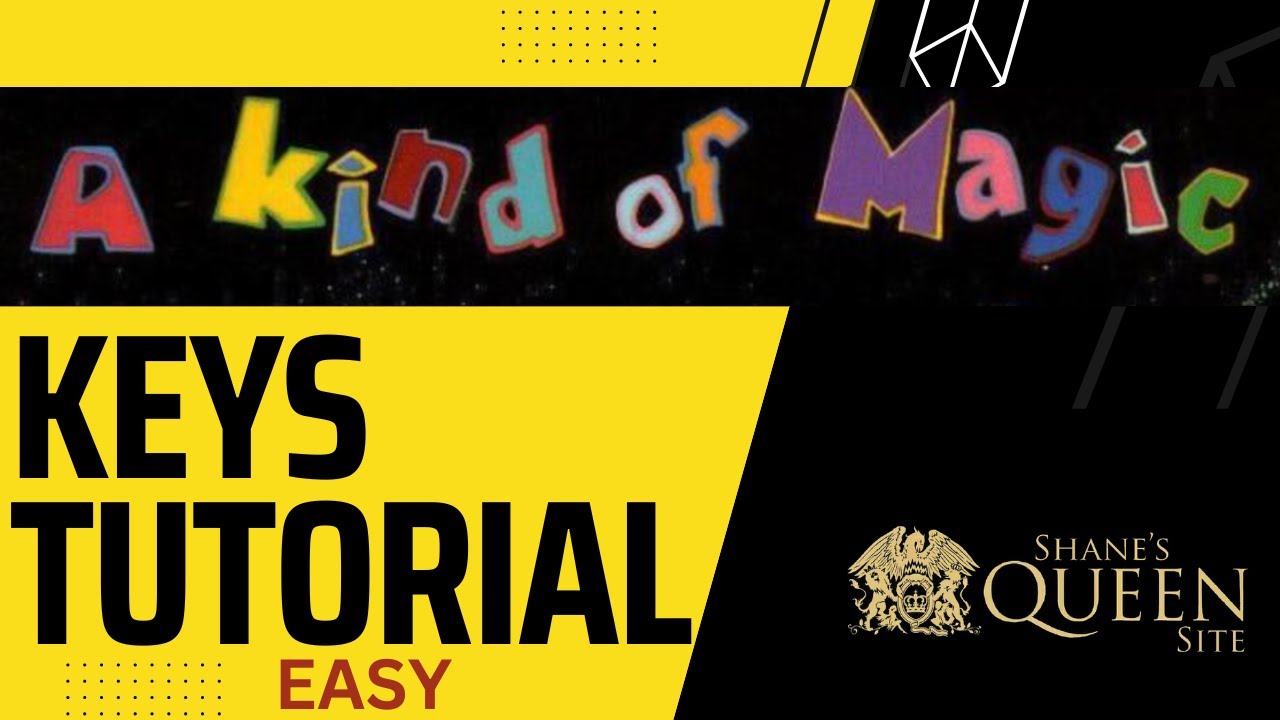 A Kind Of Magic Keyboard Tutorial Easy With Chords Youtube