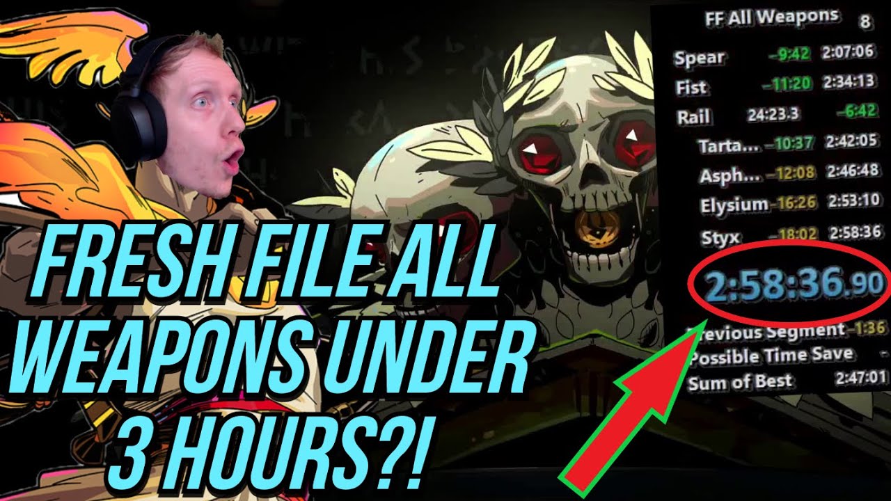 Is This World Record Speedrunning All Weapons From Fresh File Let