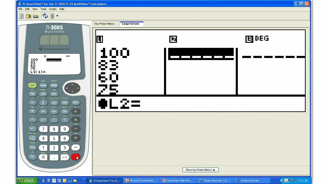 Permutation Using The Calculator Ti 30x Iis