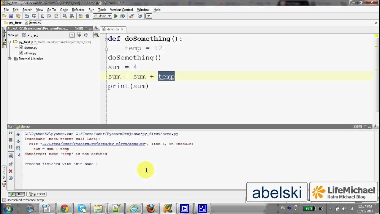 The Global Statement In Python Youtube
