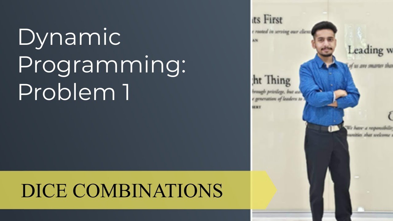Dynamic Programming Dice Combination Youtube