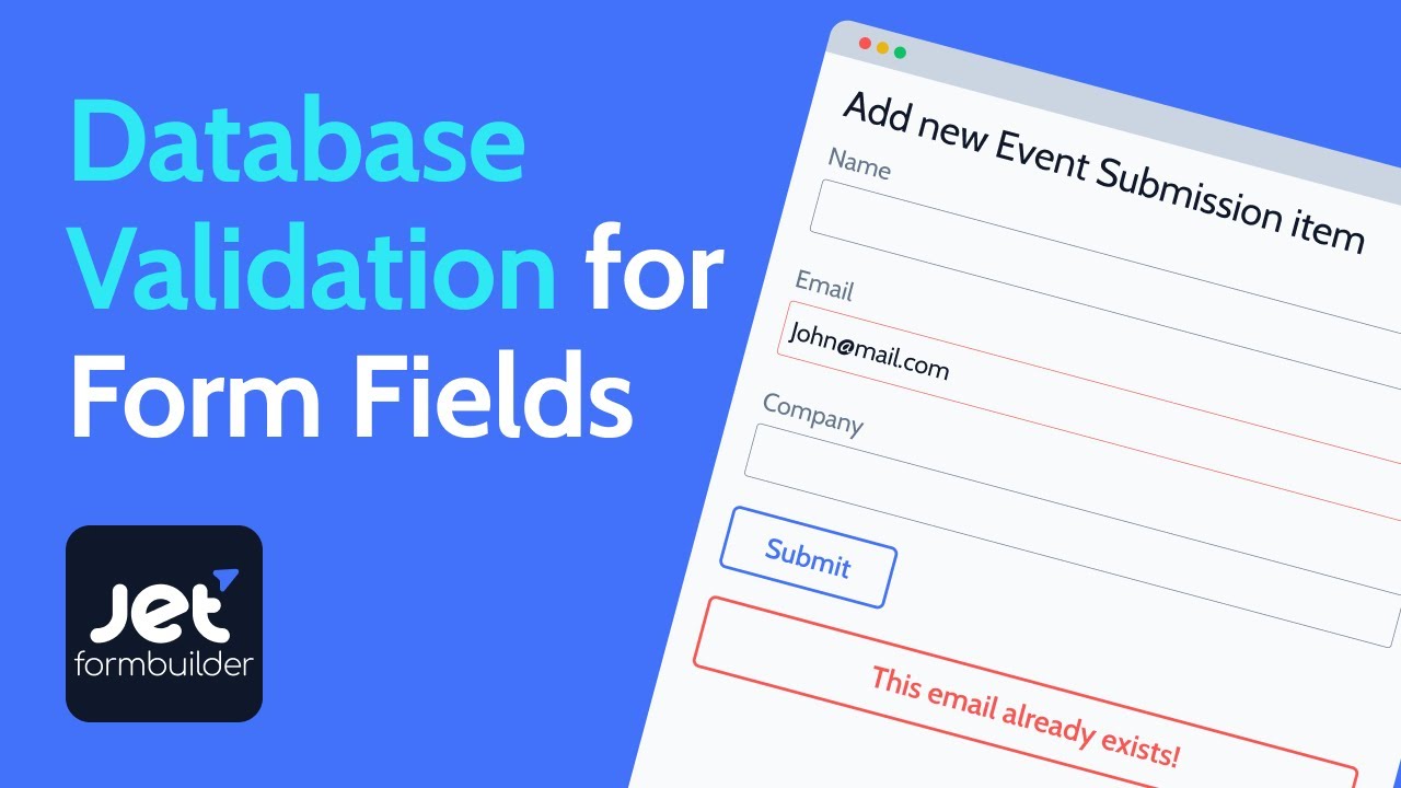 Mastering Wordpress Form Field Validation Using Database Data Youtube