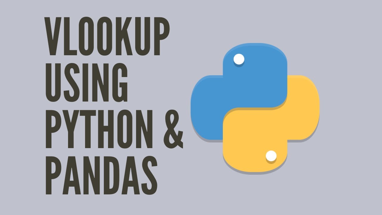 Vlookup Using Python Pandas Youtube
