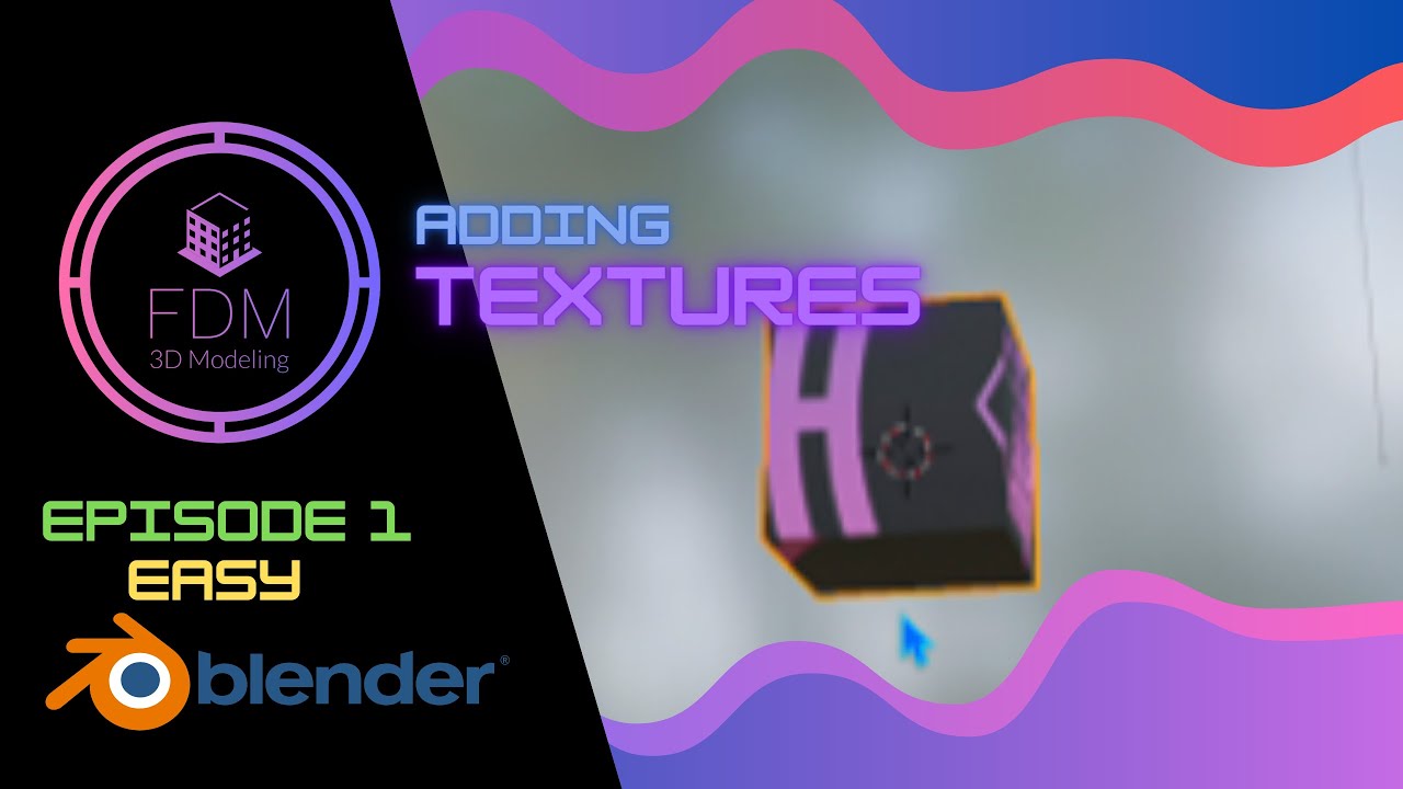 Blender Ep 1 I How To Add Textures Easy Youtube