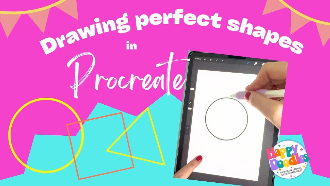 Draw Perfect Shapes In Procreate Youtube
