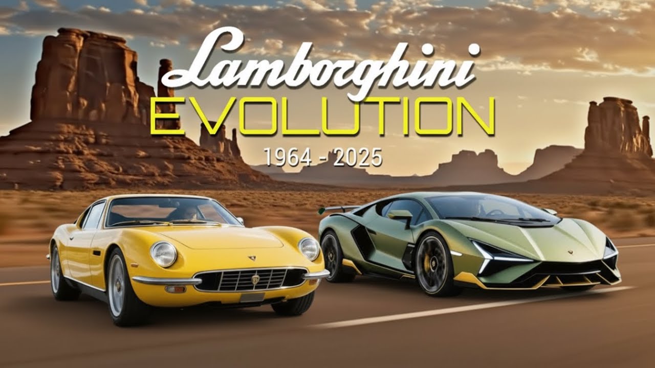 Lamborghini Evolution 1964 2025 Full History Supercar Timeline