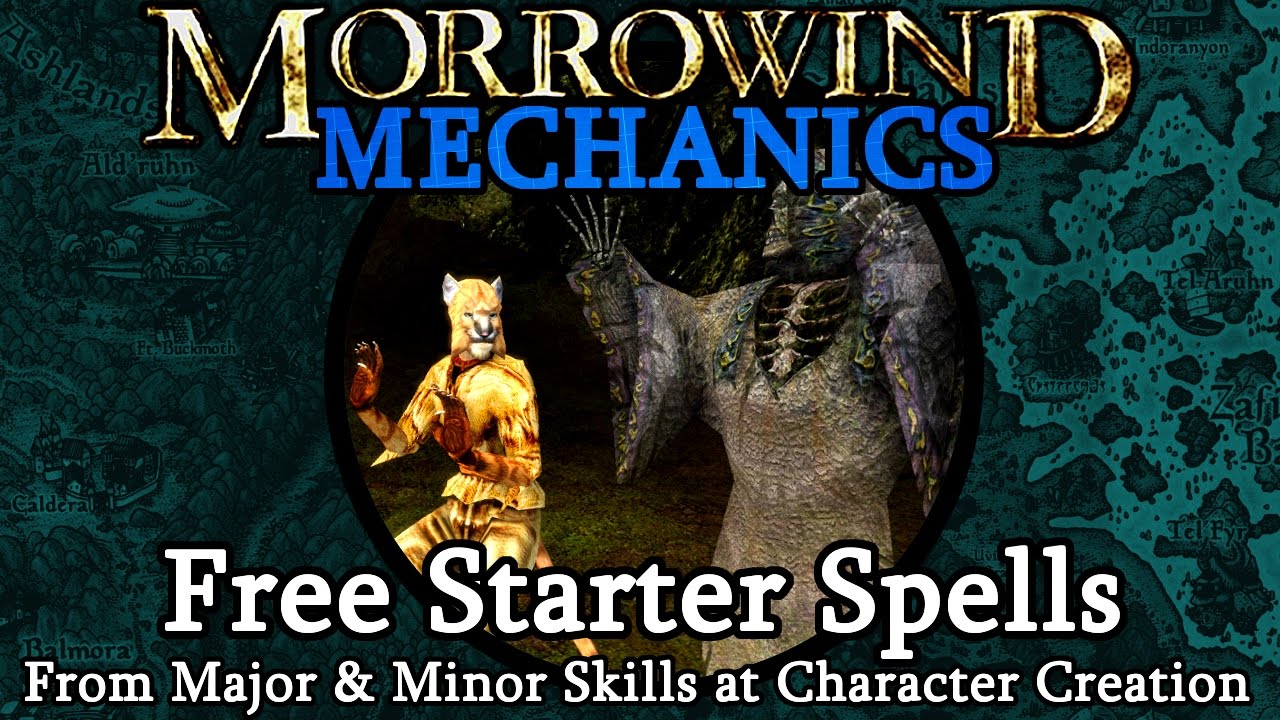 Free Starter Spells Morrowind Mechanics Youtube