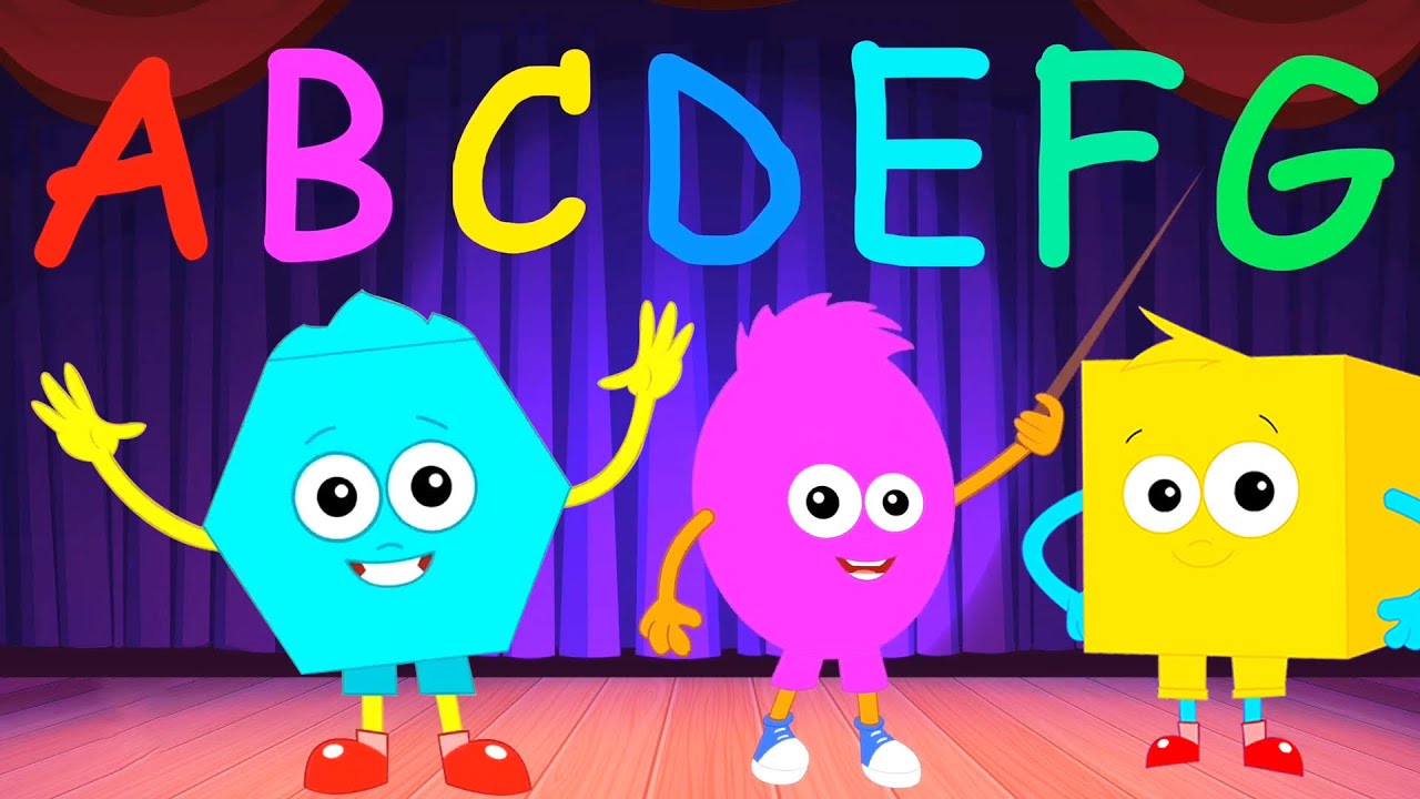 Abc Feat Song Kids Learning Video By Mr Shape Youtube