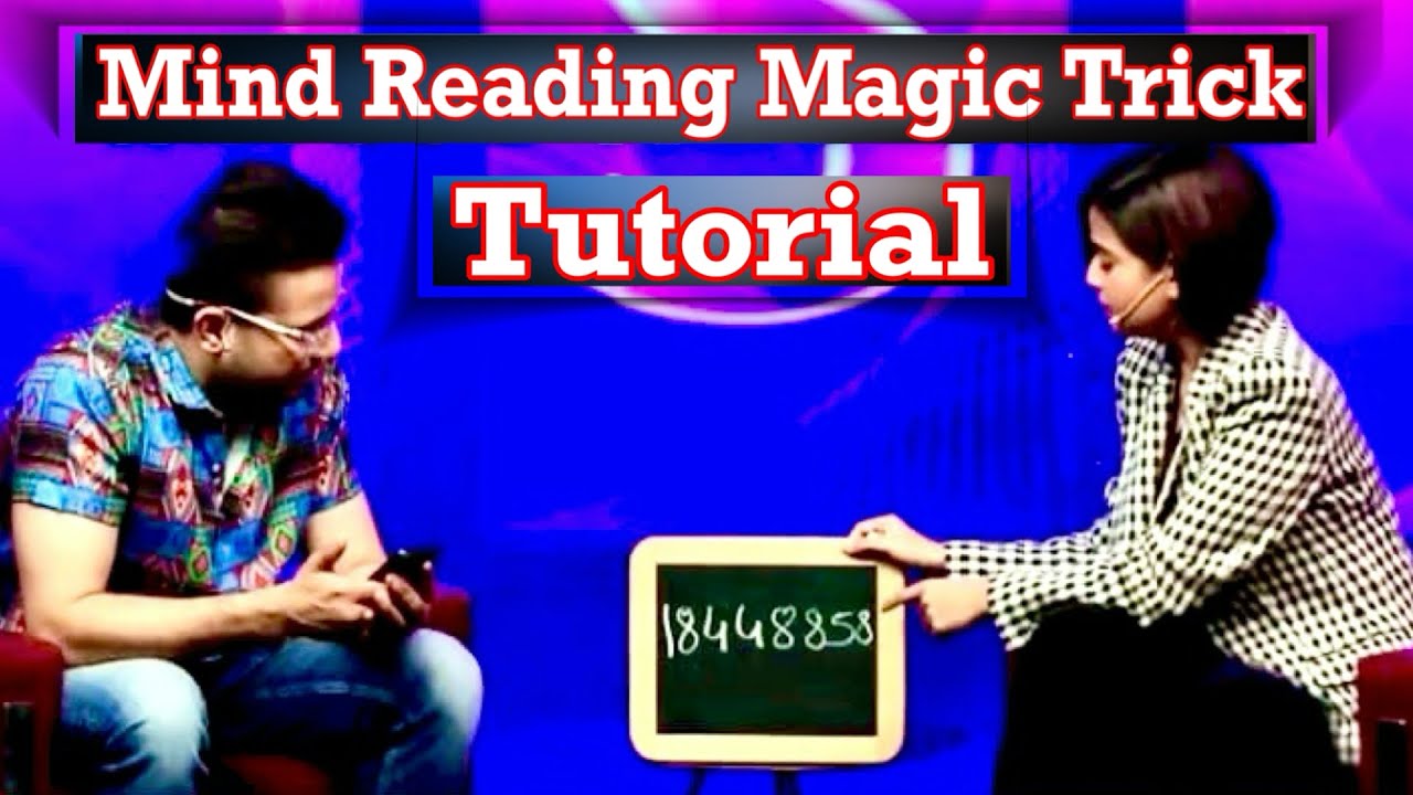 Learn Mind Reading Magic Rrick स ख ए ल ग क मन क ब त ज नन क