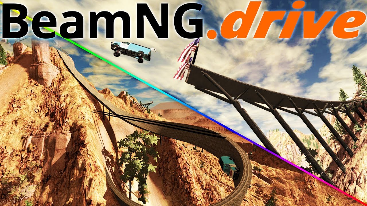 The Best Map In Beamng Drive High Speed Jumps Crashes Tavaci