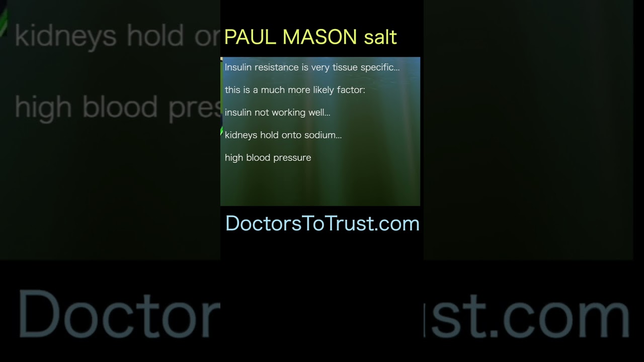 Dr Paul Mason When Insulin Resistant Insulin No Longer Works In Some