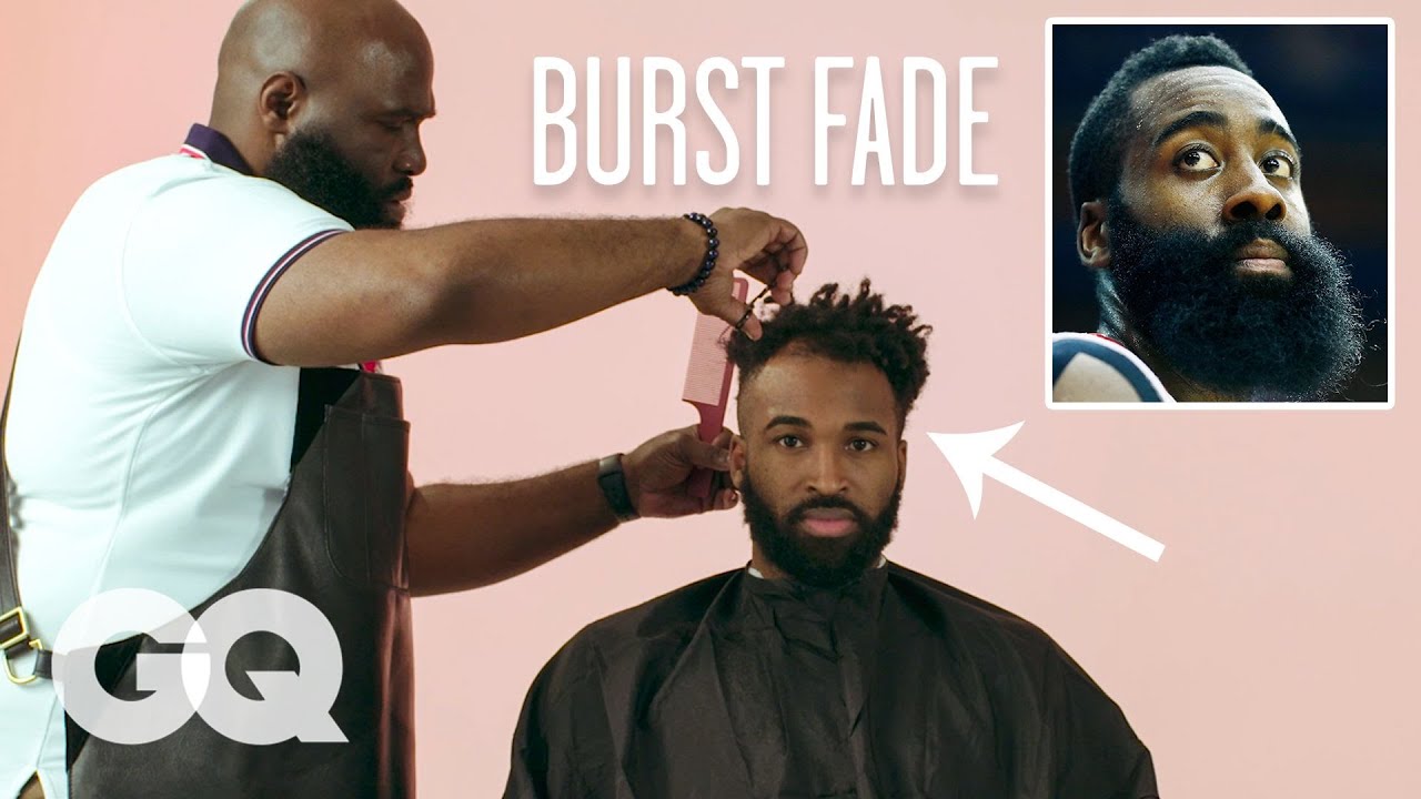 James Harden S Burst Fade Haircut Recreated By A Master Barber Gq