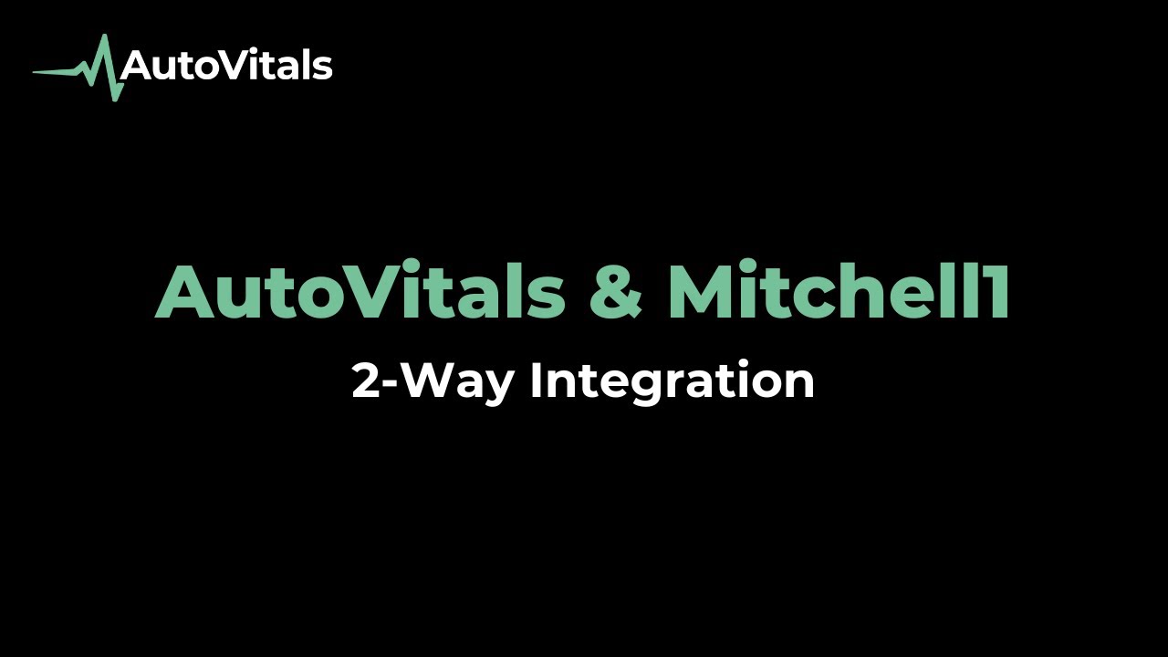 Autovitals Mitchell 2 Way Integration Youtube
