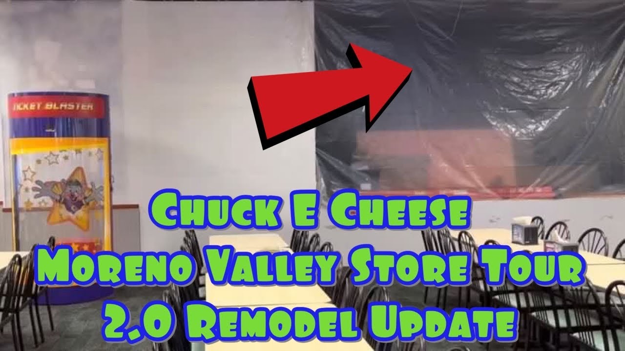 Chuck E Cheese Store Tour 2 0 Update Winter Winnerland Moreno Valley