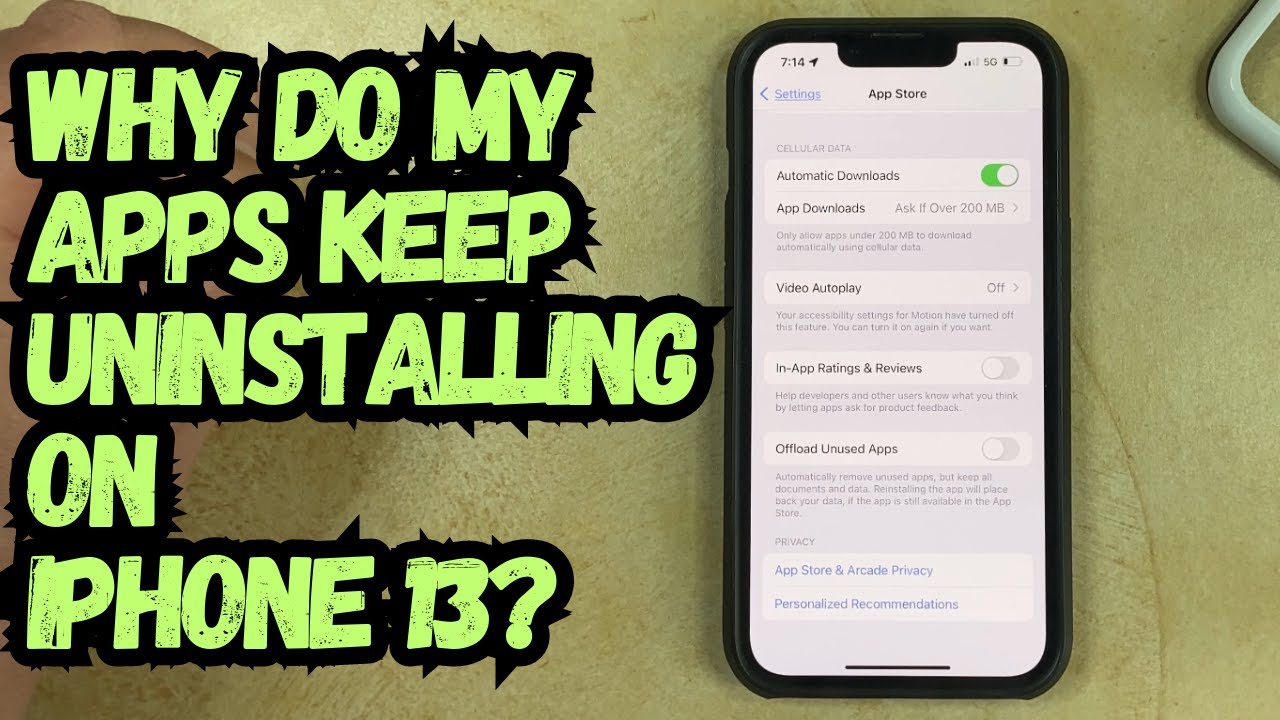 Why Do My Apps Keep Uninstalling On Iphone 13 Full Guide Youtube