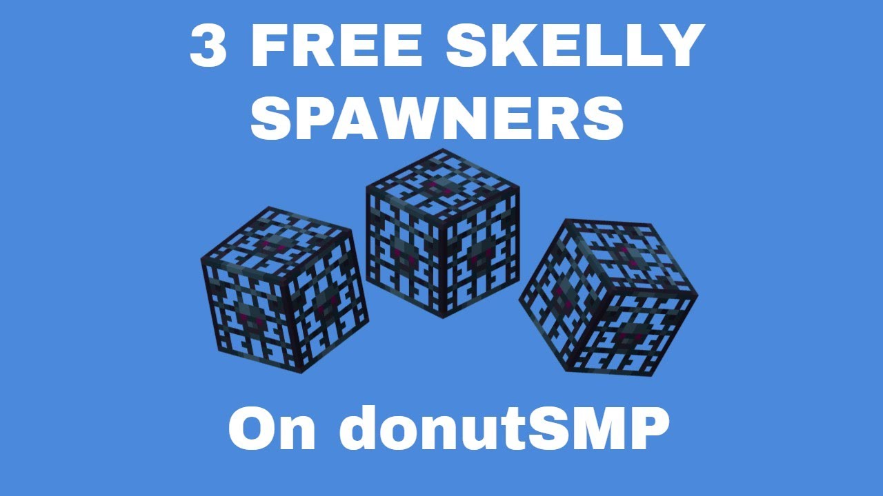 How To Get 3 Free Skelly Spawners On Donutsmp Youtube