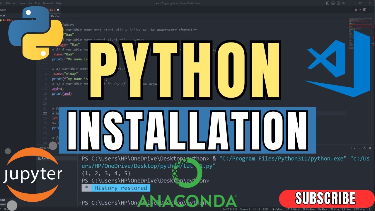 Python Installation Python For Beginners Youtube