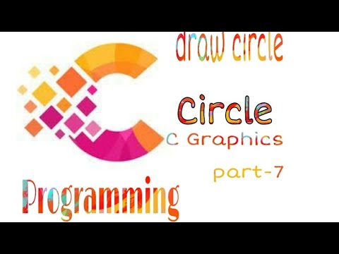 Draw Circle In C Graphics Part 7 Cpraphics Circle Function How To
